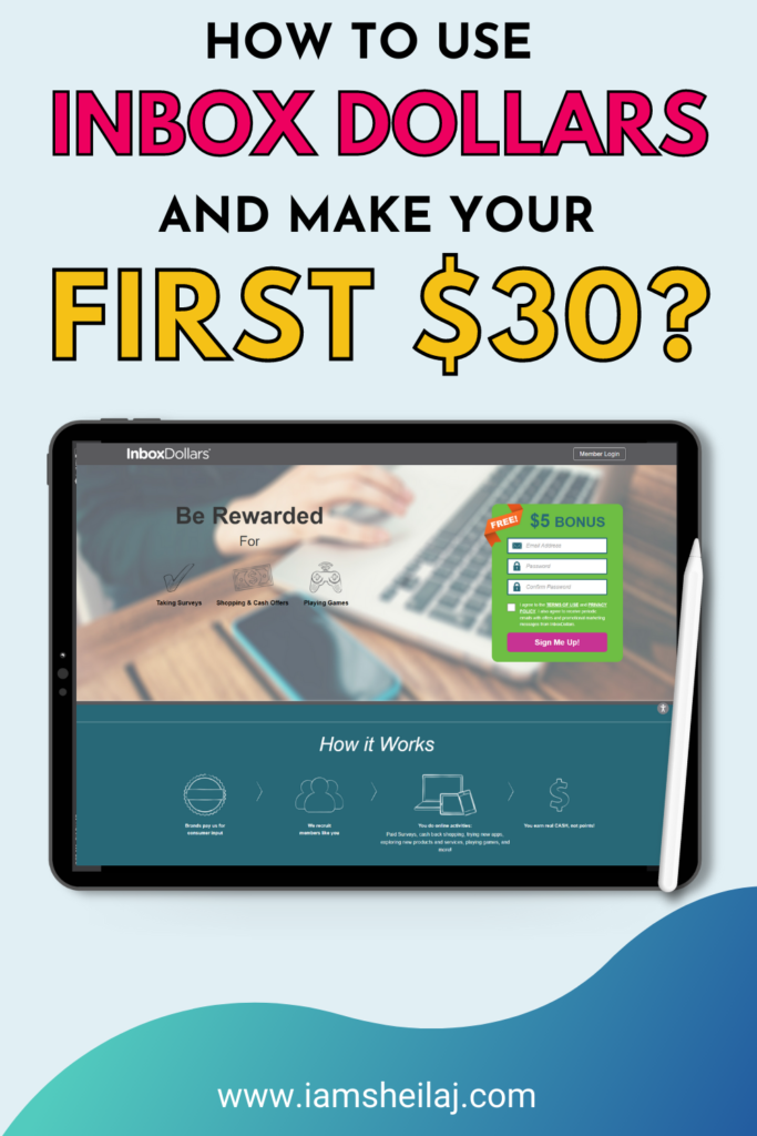HOW TO USE INBOX DOLLARS AND MAKE YOUR FIRST $30? - Frugal and Pretty